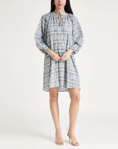 Antik Batik Floral-print Georgette Mini Dress