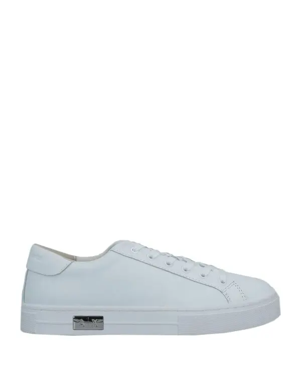 Armani Exchange Calfskin Sneakers - White
