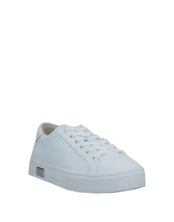 Armani Exchange Calfskin Sneakers - White