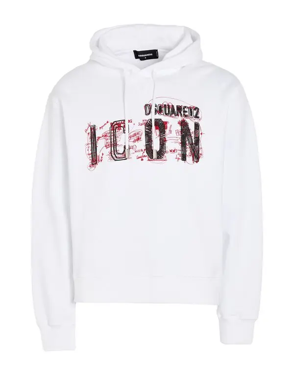 Dsquared2 Sweatshirt Size Cotton - White