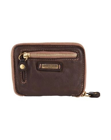 CATERINA LUCCHI Gold Wallet Calfskin - Brown