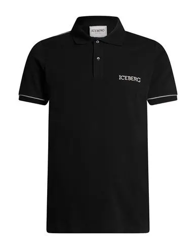 Iceberg Polo Shirt Size Cotton - Black