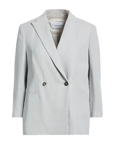 Fabiana Filippi Blazer Light Size Viscose, Linen - Grey