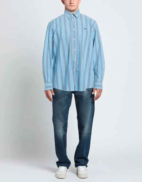 HARMONT & BLAINE Shirt Size Cotton, Lyocell
