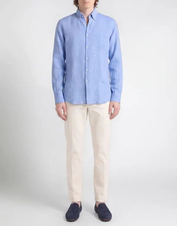 Paul & Shark Shirt Size Linen - Blue