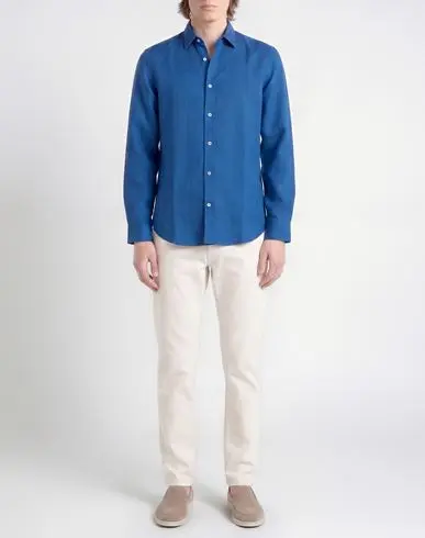 EDITIONS 102 Shirt Slate Size Linen, Lyocell