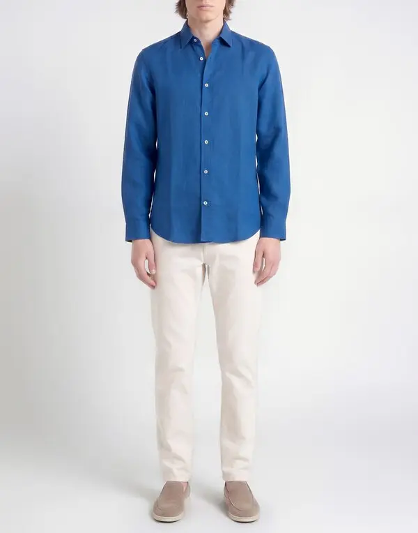 EDITIONS 102 Shirt Slate Size Linen, Lyocell