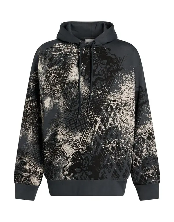 Iceberg Sweatshirt Charcoal Size Cotton, Polyester