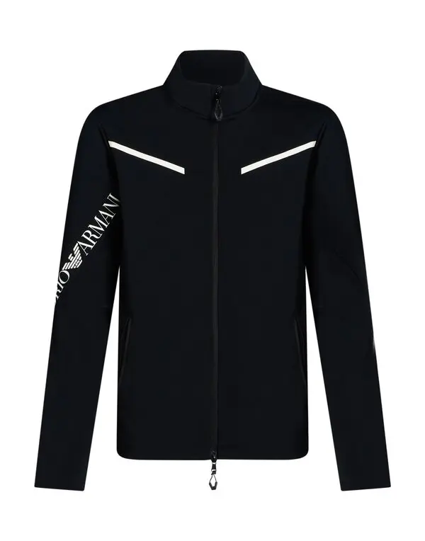 EA7 Sweatshirt Size Polyester, Elastane - Black