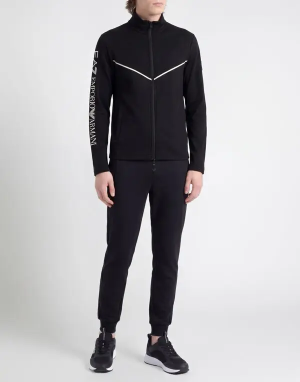 EA7 Sweatshirt Size Polyester, Elastane - Black