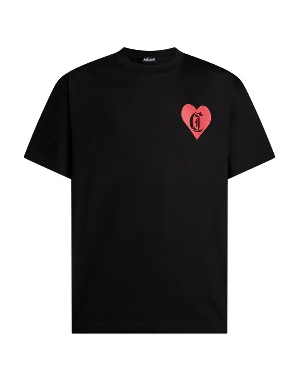 Just Cavalli T-shirt Size Cotton - Black