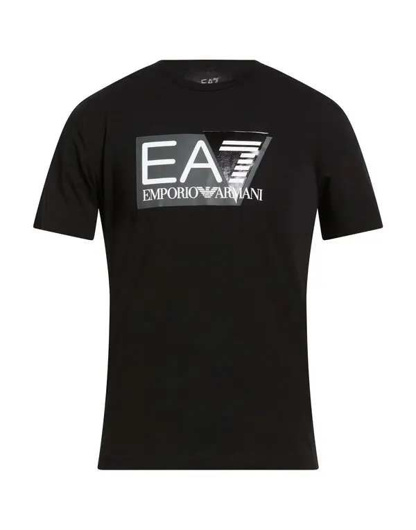 EA7 T-shirt Size Cotton, Elastane - Black