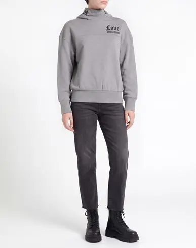 Moschino Cotton And Elastane Sweatshirt - Grey