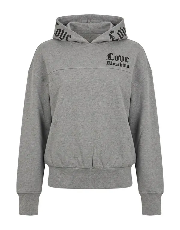 Moschino Cotton And Elastane Sweatshirt - Grey