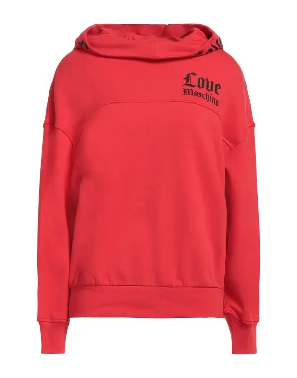 Moschino Sweatshirt Size Cotton, Elastane - Red