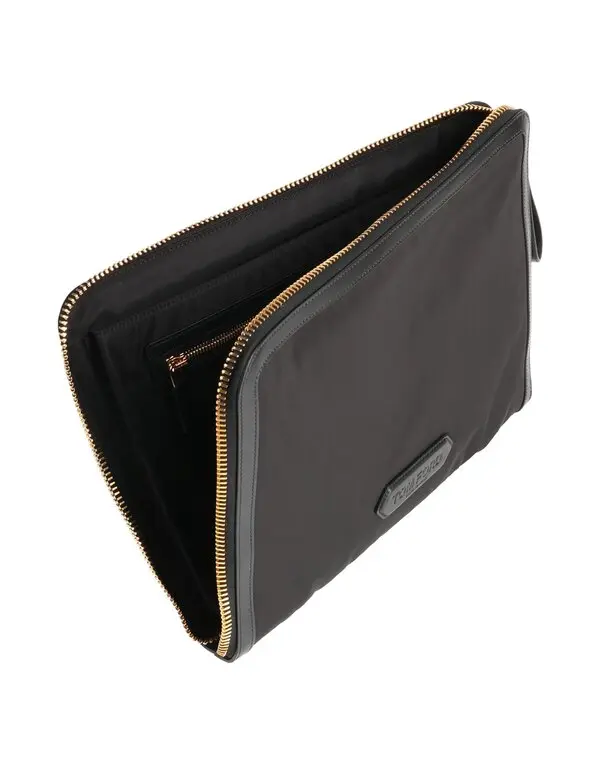 TOM FORD Handbag Calfskin, Polyester