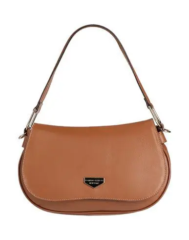 MARC ELLIS Leather Flap Bag - Brown
