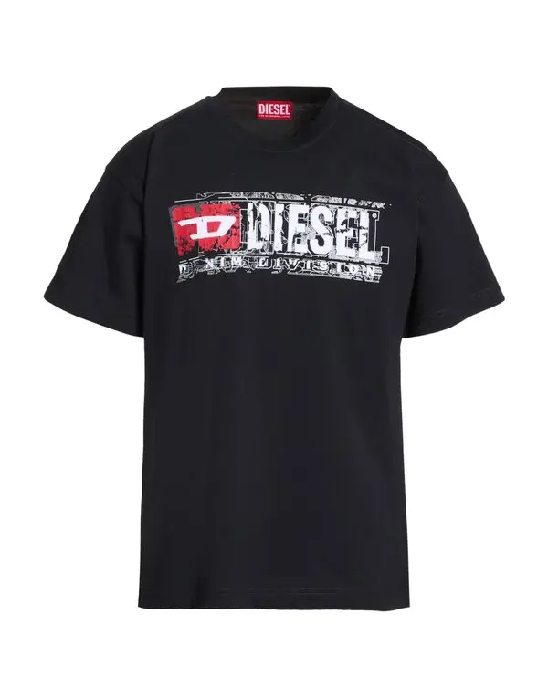 DIESEL® T-shirt Size Cotton - Black