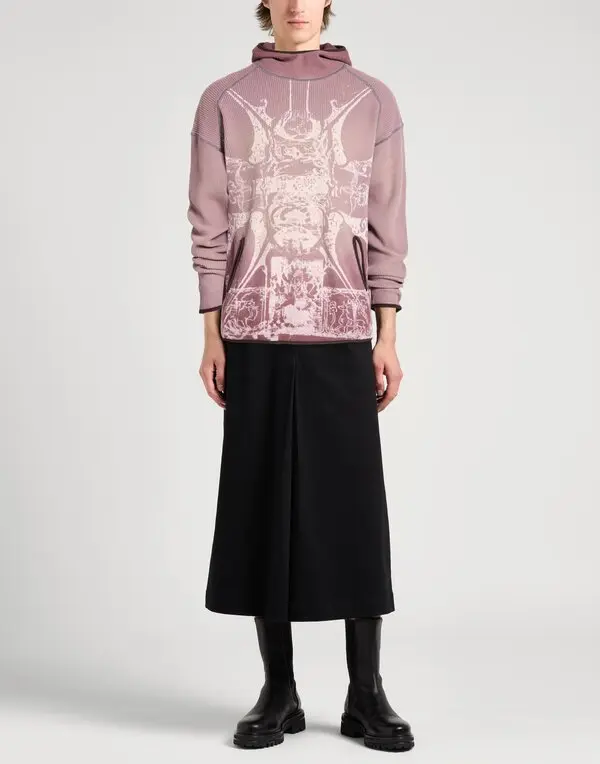 DIESEL® Cotton Graphic Print Hoodie - Pink