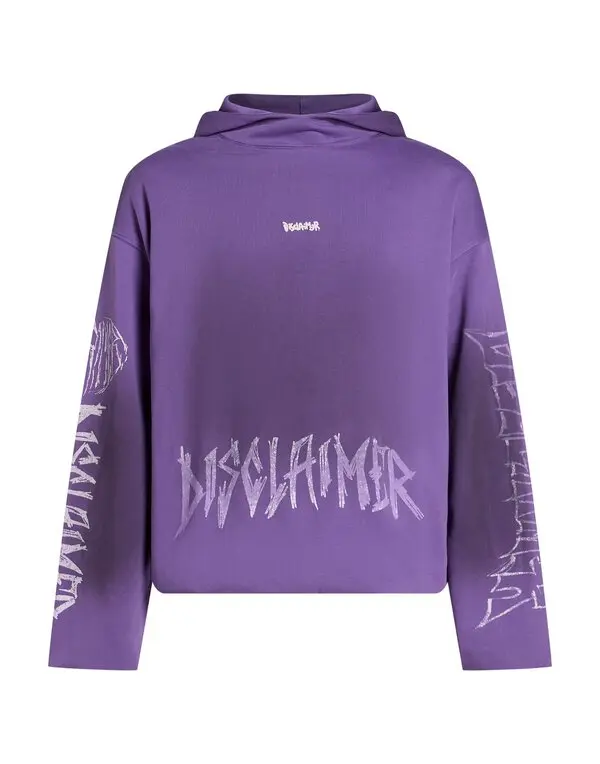 DISCLAIMER Sweatshirt Size Cotton