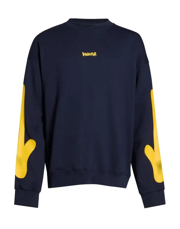 DISCLAIMER Sweatshirt Midnight Size Cotton