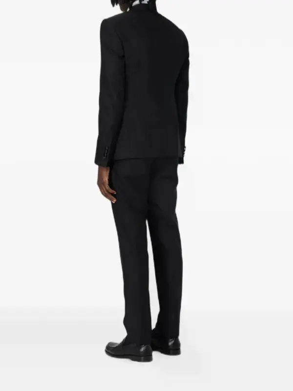 Emporio Armani Double-breasted Virgin-wool Suit