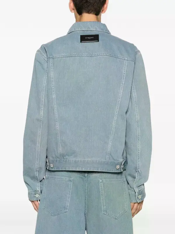 Givenchy Logo Patch Denim Jacket