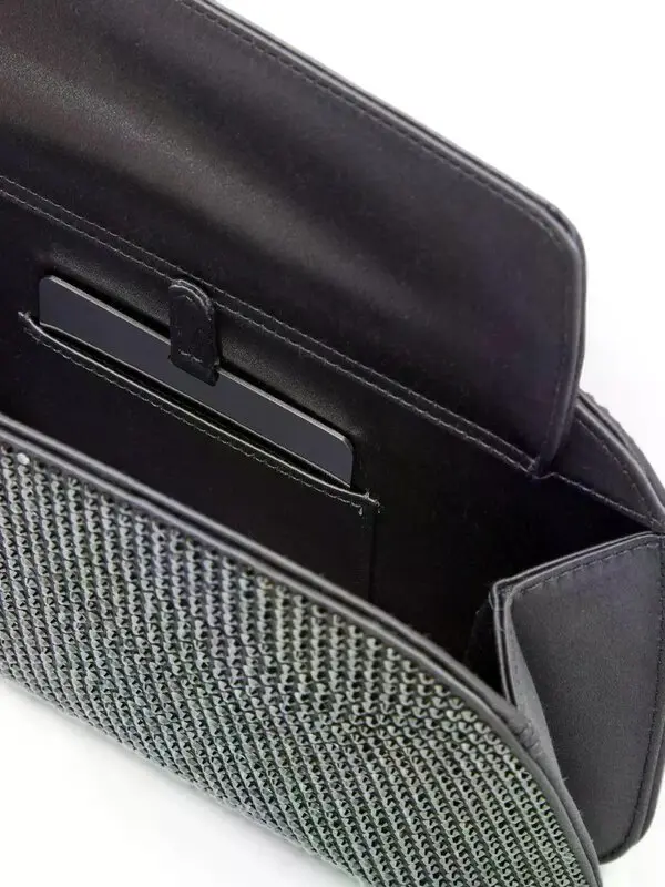 Giorgio Armani Crystal-embellished Chain-strap Clutch Bag