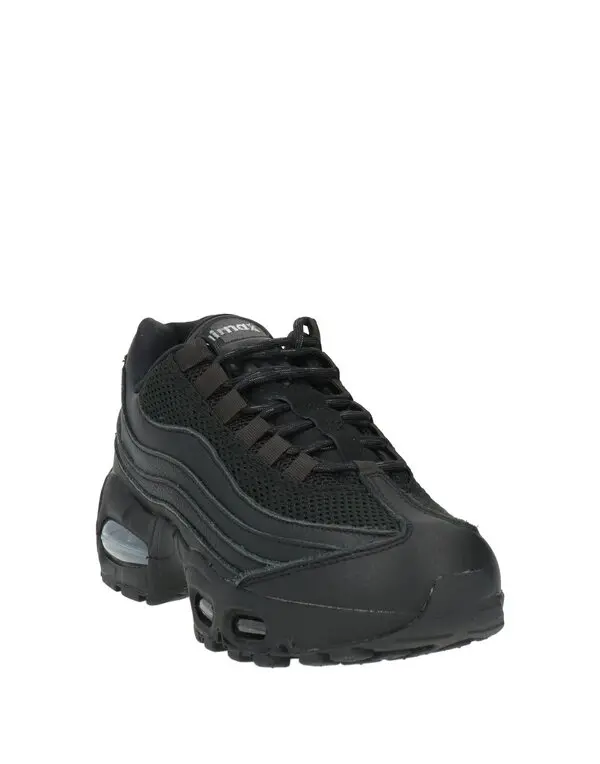 Nike Leather And Textile Low-top Sneakers - Black