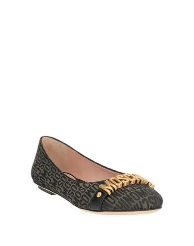 Moschino Ballet Flats With Logo Detailing