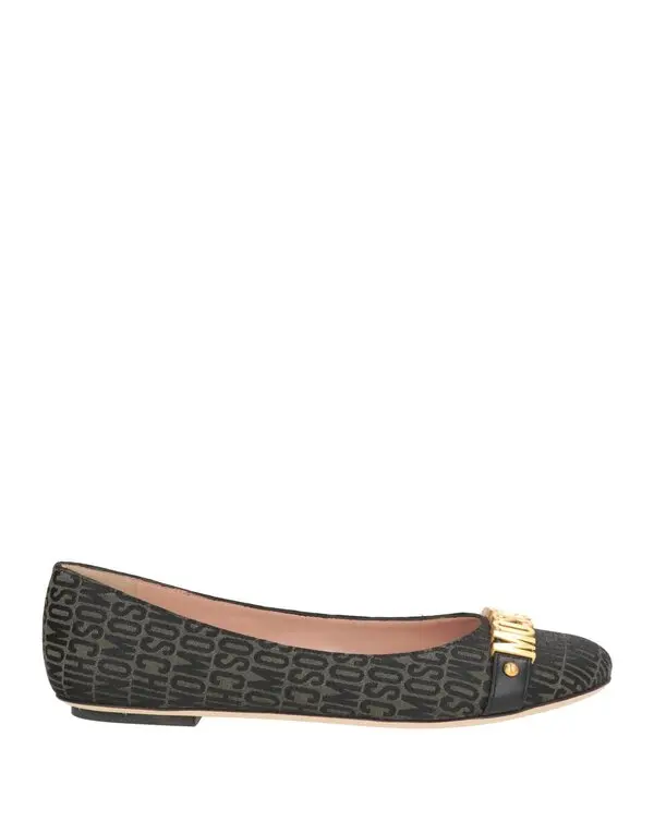 Moschino Ballet Flats With Logo Detailing