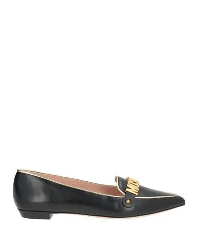 Moschino Loafers In Calfskin - Black