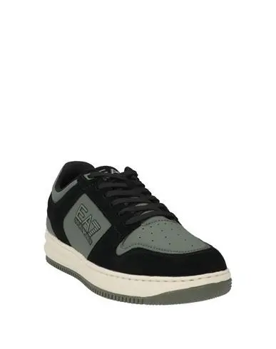 EA7 Sneakers Size Leather, Textile Fibers