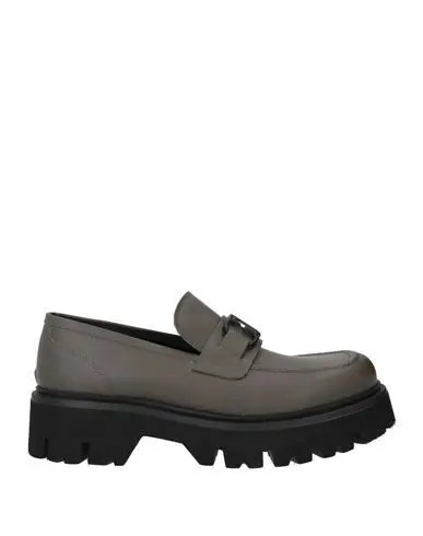GIOVANNI CONTI Loafers Taupe Size Calfskin - Grey