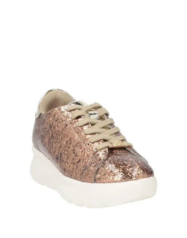 FORNARINA Glittered Wedge Sneakers