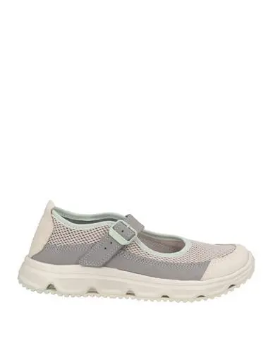 SALOMON Sneakers Light Size Leather, Textile Fibers - Grey