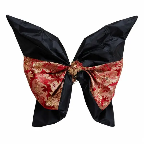 MIRO MISLJEN Black / Red Built-in Bra Bow Top