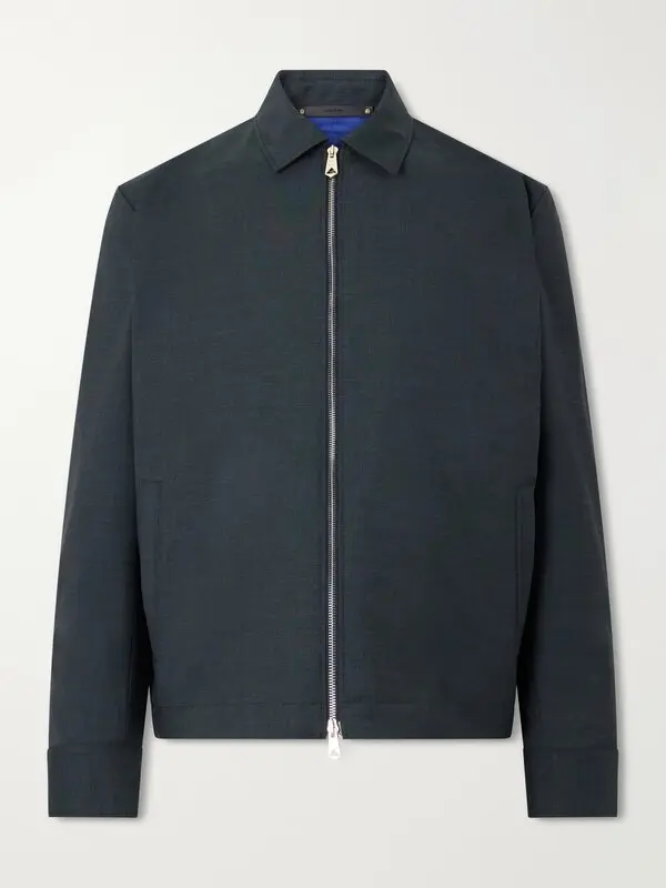 Paul Smith Wool Bomber Jacket - Gray