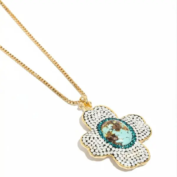 ORNARE THE LABEL Pippa Necklace Turquoise