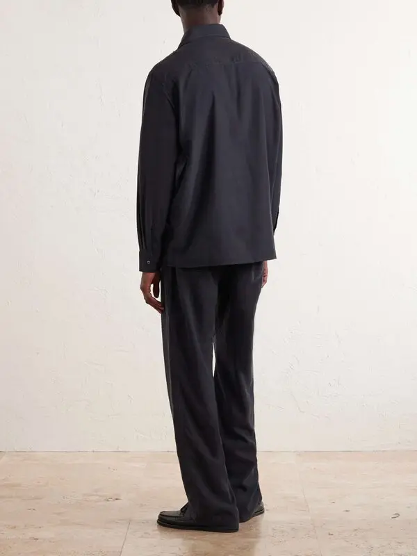 SAMAN AMEL Silk Overshirt