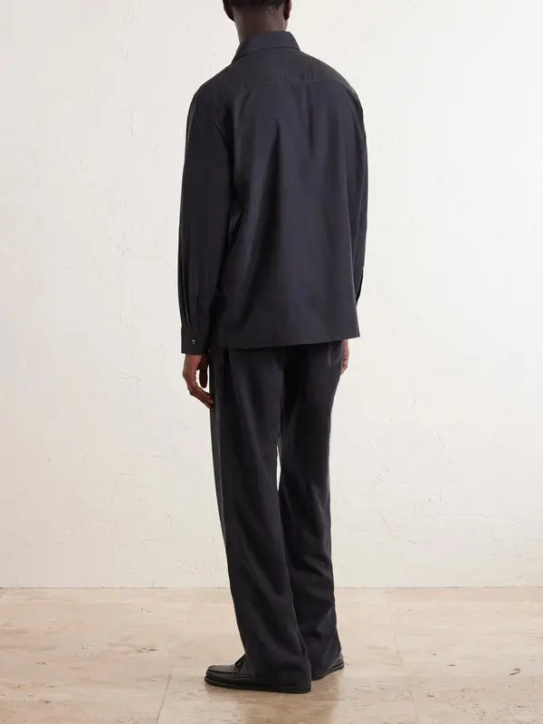 SAMAN AMEL Silk Overshirt