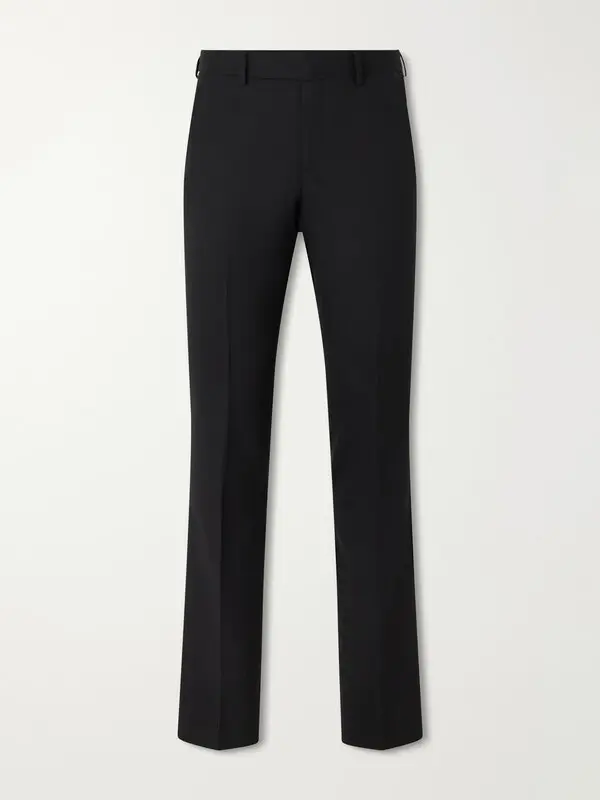 Paul Smith Straight-leg Wool Suit Trousers - Black