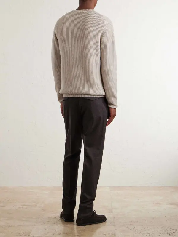 SLOWEAR Ribbed Cashmere Sweater
