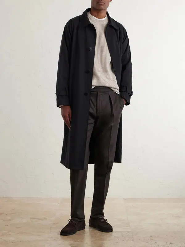 SLOWEAR Ribbed Cashmere Crew Neck Sweater