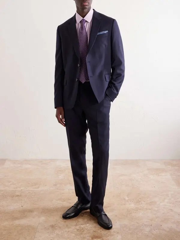 Paul Smith Straight-leg Pleated Wool Suit Trousers