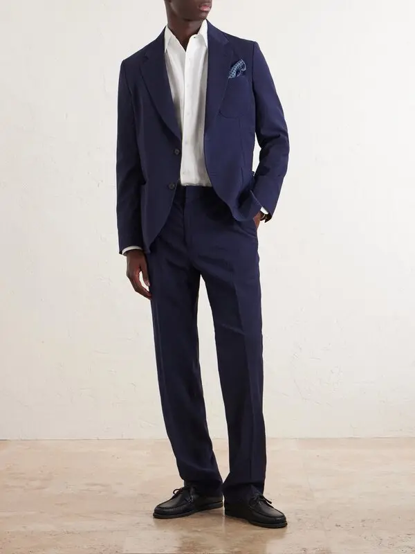 Paul Smith Wool-blend Seersucker Suit Jacket