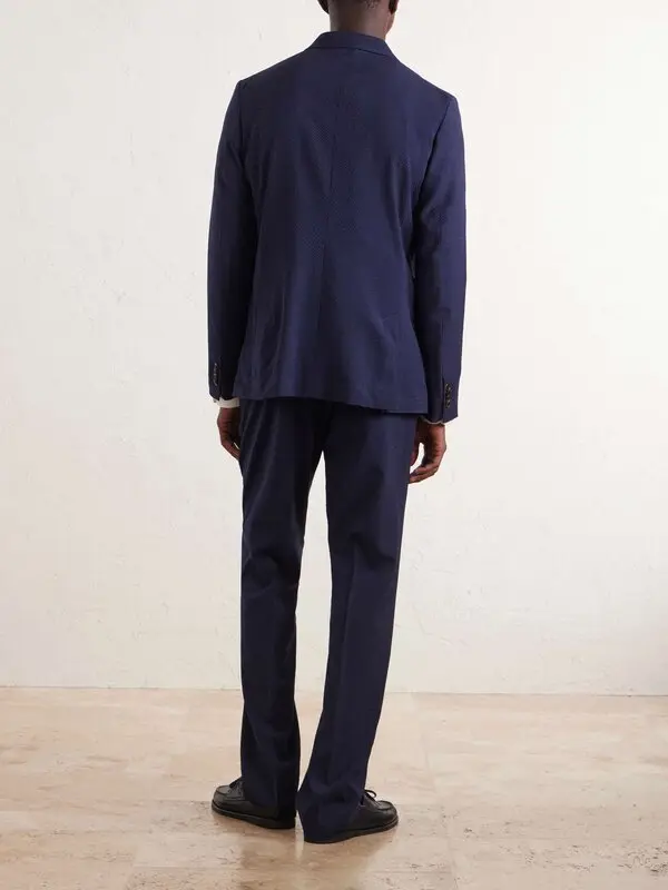 Paul Smith Wool-blend Seersucker Blazer