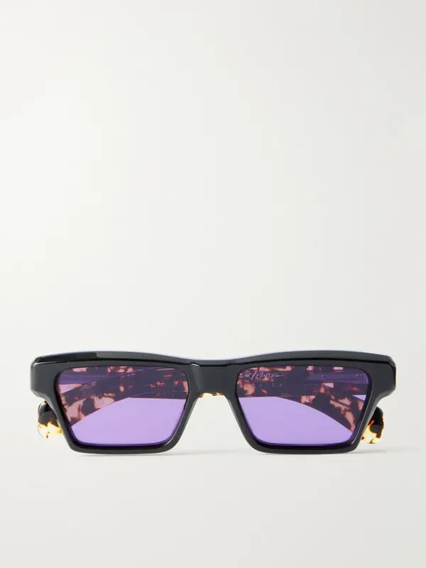 JACQUES MARIE MAGE Haider Ackermann Melchior Square-frame Acetate Sunglasses - Tortoiseshell