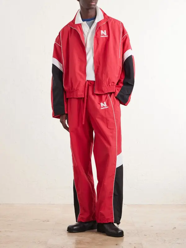 NAHMIAS Embroidered Stripe Nylon Jacket
