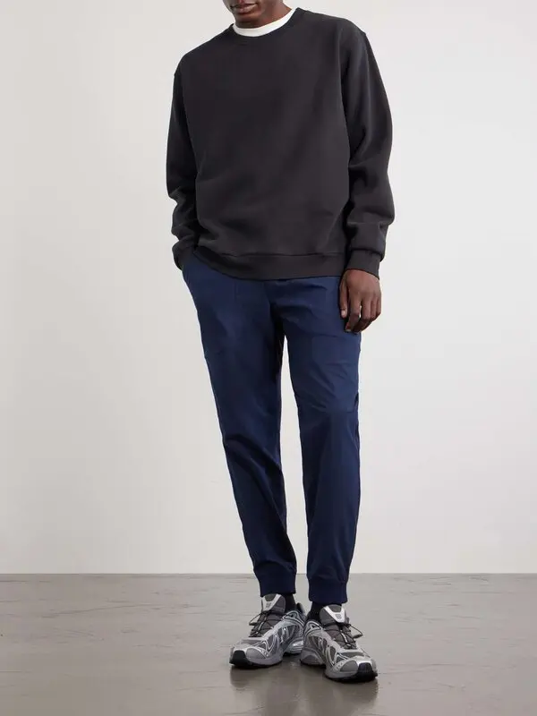 Lululemon Steady State Crew Cotton-blend Jersey Sweatshirt